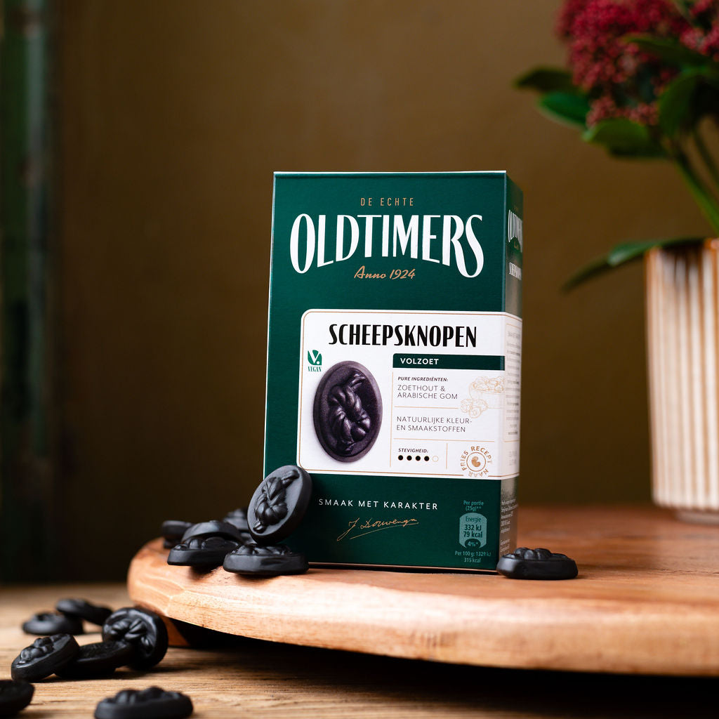De echte Oldtimers drop | Scheepsknopen - volzoete drop